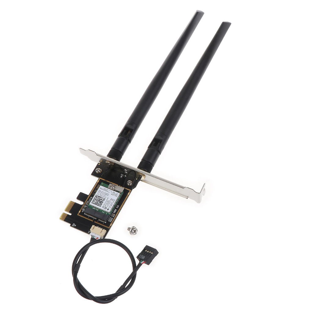 Jual Wifi 5 AC Dual Band 2G 5G Pci Express Pcie x1 wireless card 2.4ghz ...