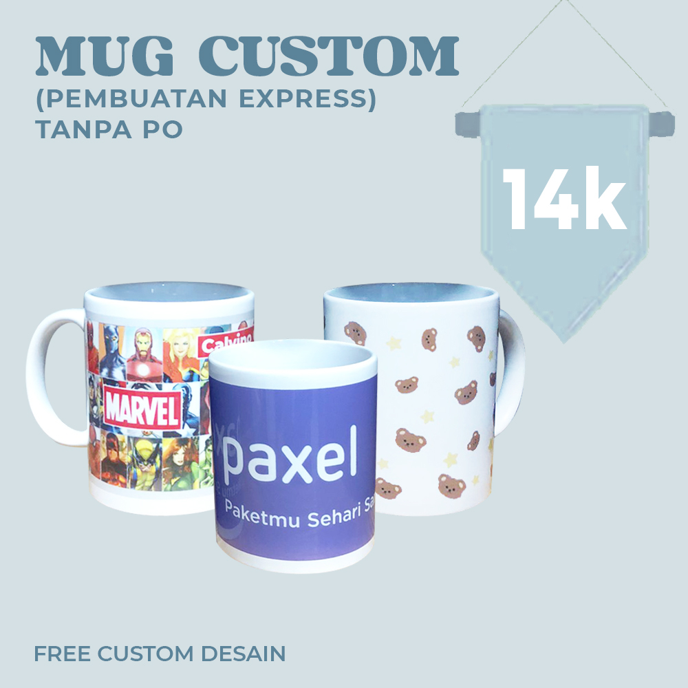Jual souvenir mug custom murah tanpa po | Shopee Indonesia