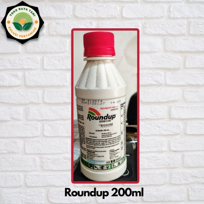 Jual Jual Roundup racun rumput pembasmi rumput liar roundup 200ml ...