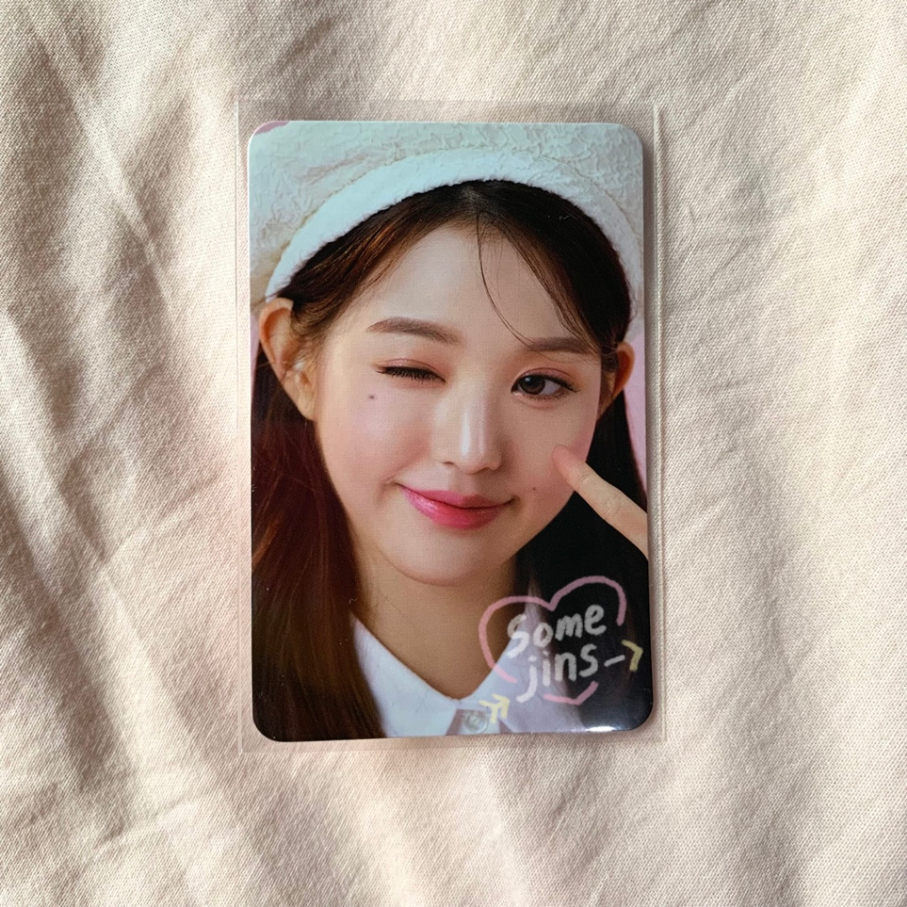 Jual IVE Wonyoung photocard pc hapa kristin concept beanie pink tuspi ...