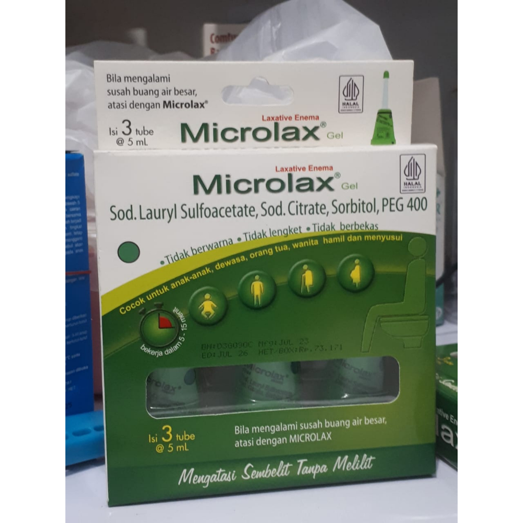 Jual MICROLAX Gel 5mL '3 | Shopee Indonesia