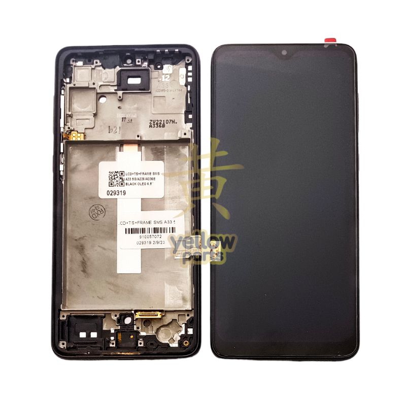Jual LCD TOUCHSCREEN SAMSUNG GALAXY A33 5G A336 A336E COMPLETE ORI FRAME | Shopee Indonesia