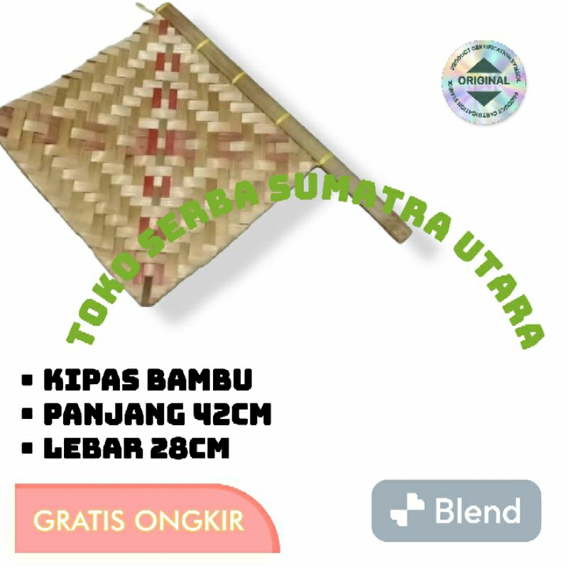 Jual Kipas Tangan Bambu Kipas Tangan Sate Hihid Anyaman Bambu ...