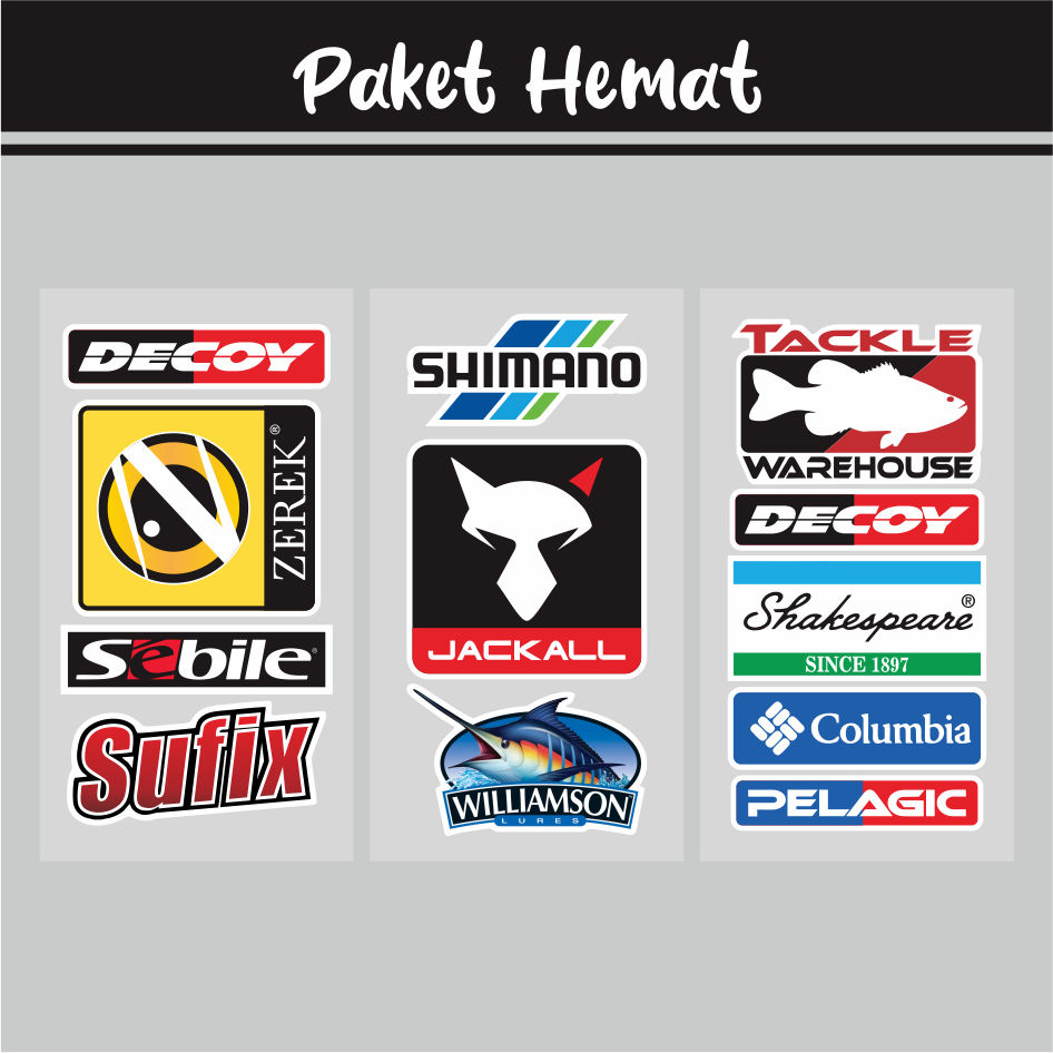 Jual Sticker Cutting Brand Pancing Bagus Lure X Logo Stiker Cuting ...