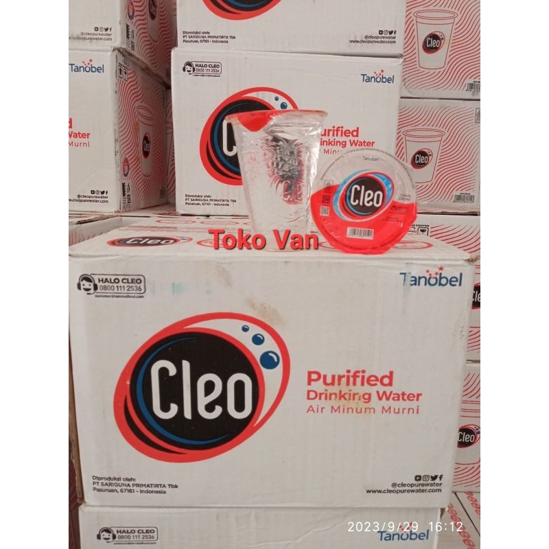Jual CLEO Gelas/Cup 220 ml (40 gelas/cup) | Shopee Indonesia
