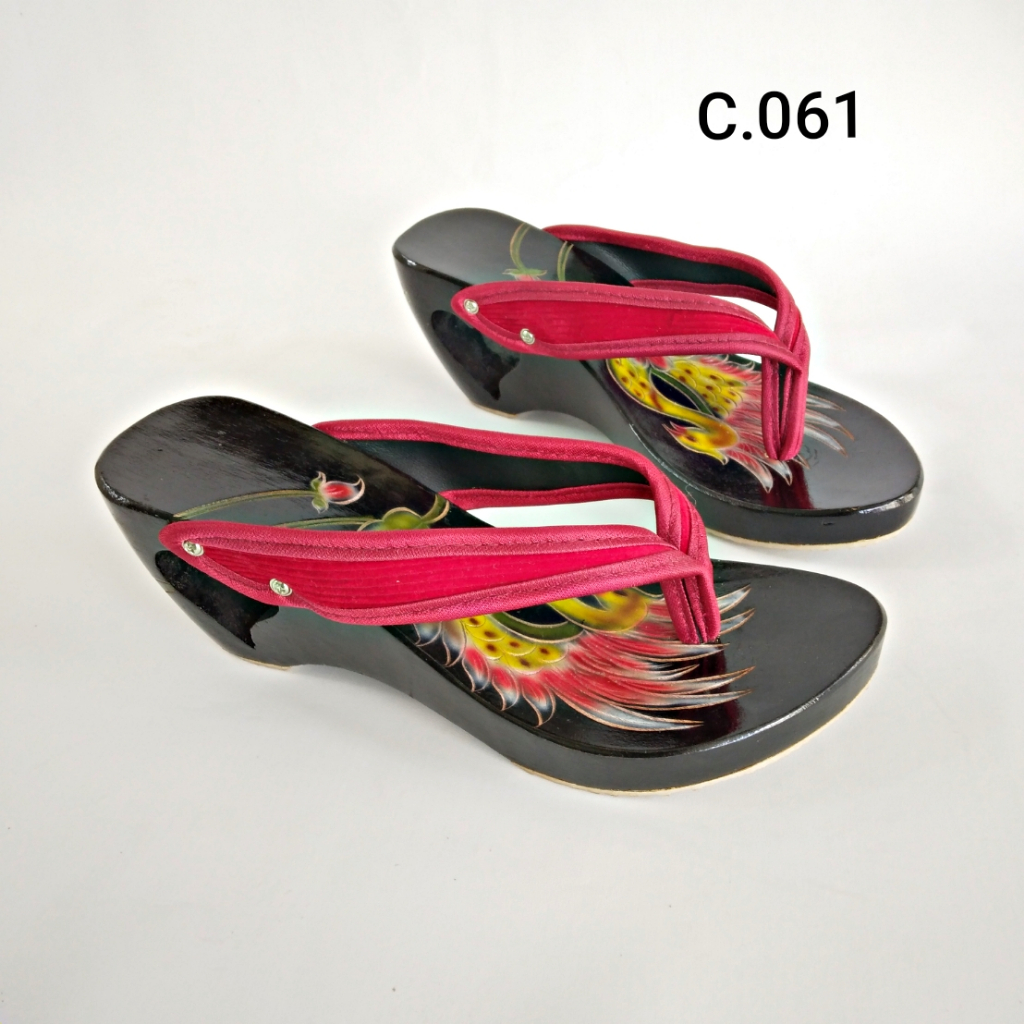 Jual SANDAL KELOM GEULIS JEPIT MOTIF GAMBAR ANGSA | Shopee Indonesia