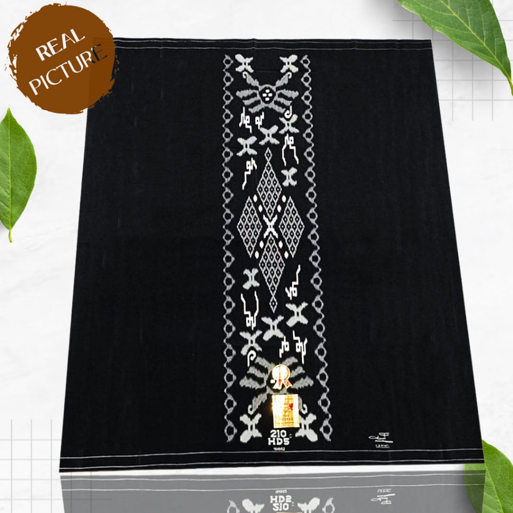 Jual sarung polos Hitam HDS eksklusif Poliester pria dewasa Muslim ...