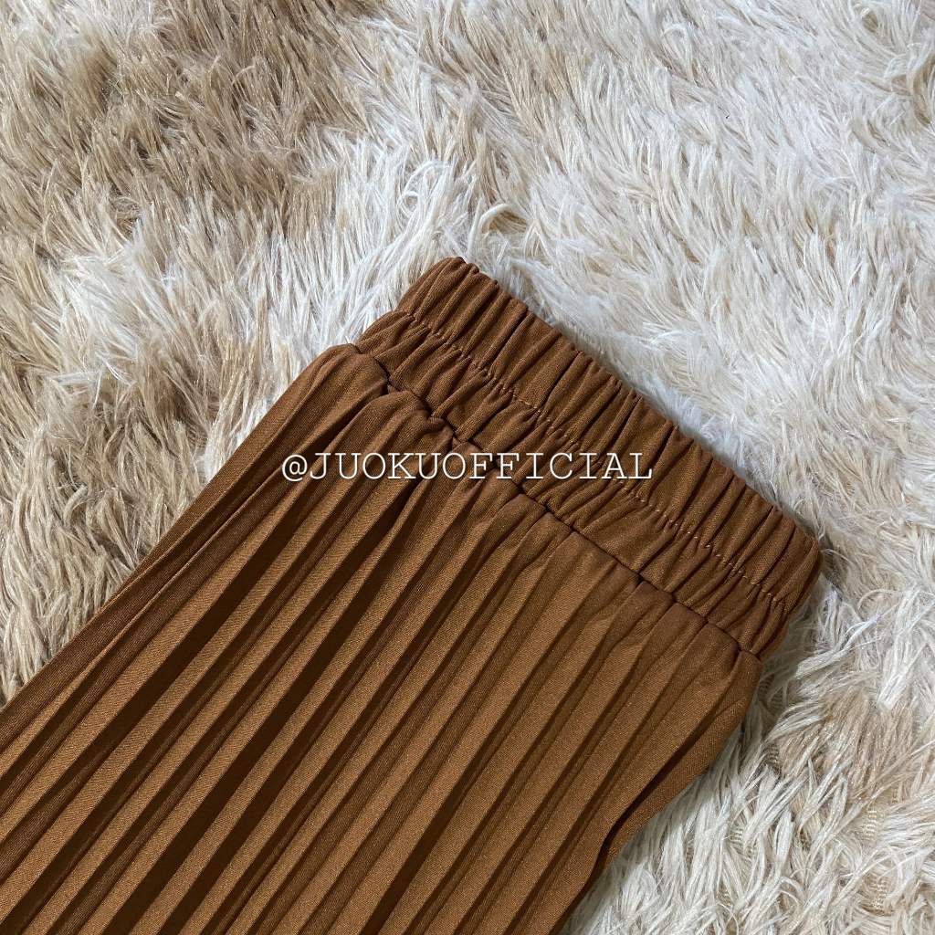 Jual Celana Kulot Plisket Midi / Celana Plisket Tanggung / Celana 7/8 ...