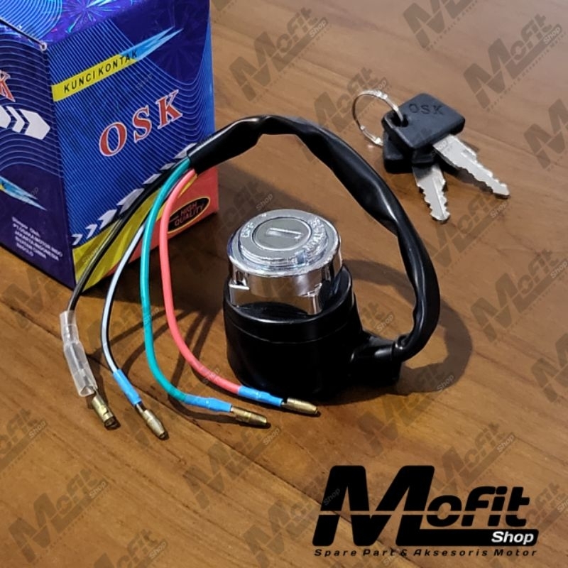 Jual Kunci Kontak CG 125 , CB 100 Kabel 4 Merk OSK | Shopee Indonesia