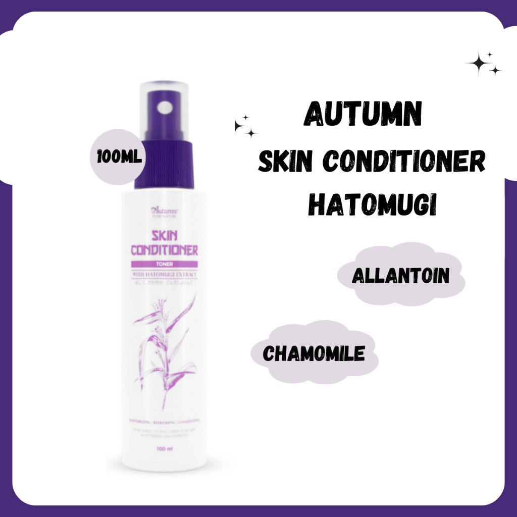 Jual Autumn Toner Skin Conditioner with Hatomugi Extract 100ml | Shopee ...