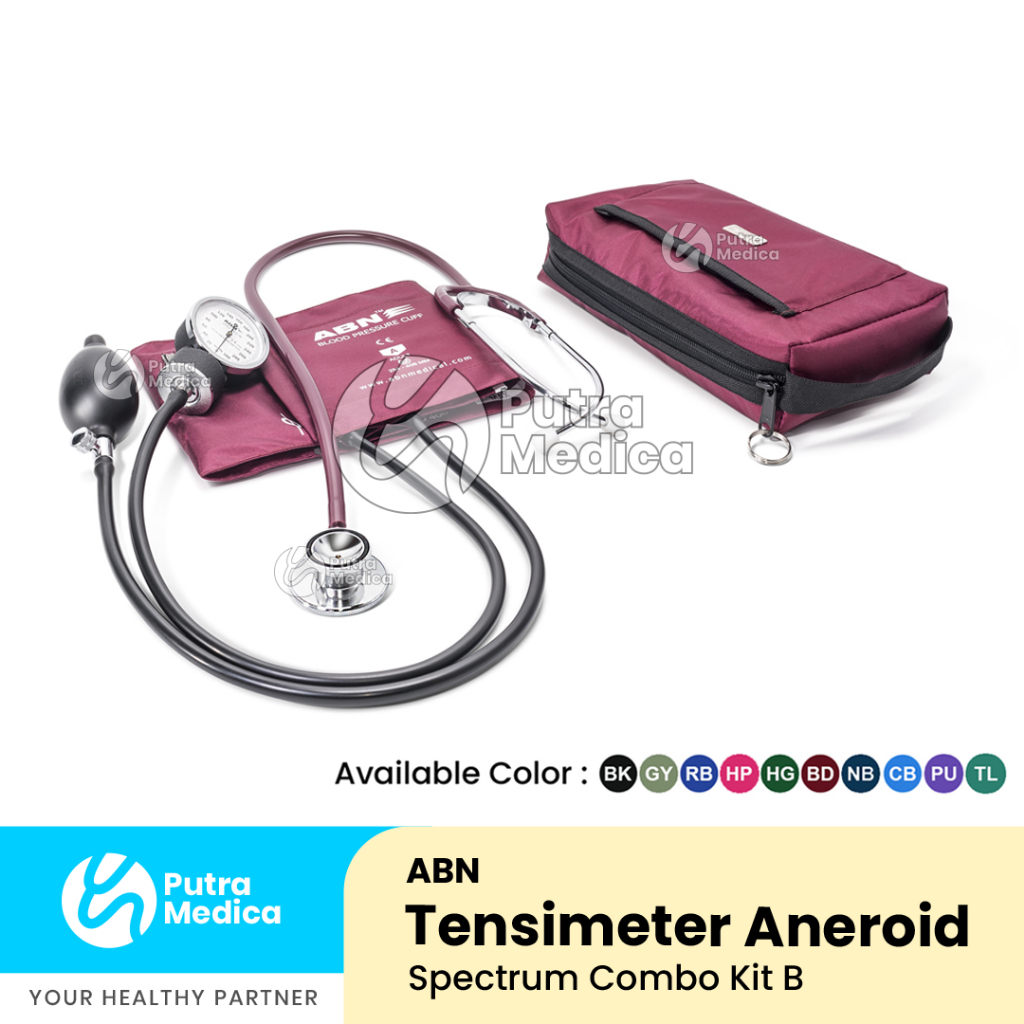 Jual ⚡️PAKET HEMAT⚡ ABN Tensimeter Aneroid & Stetoskop Spectrum ...