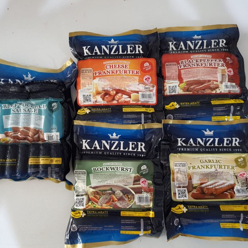 Jual Kanzler All Variant Sosis dan Nugget Beef Bratwurst Sosis 360gram ...