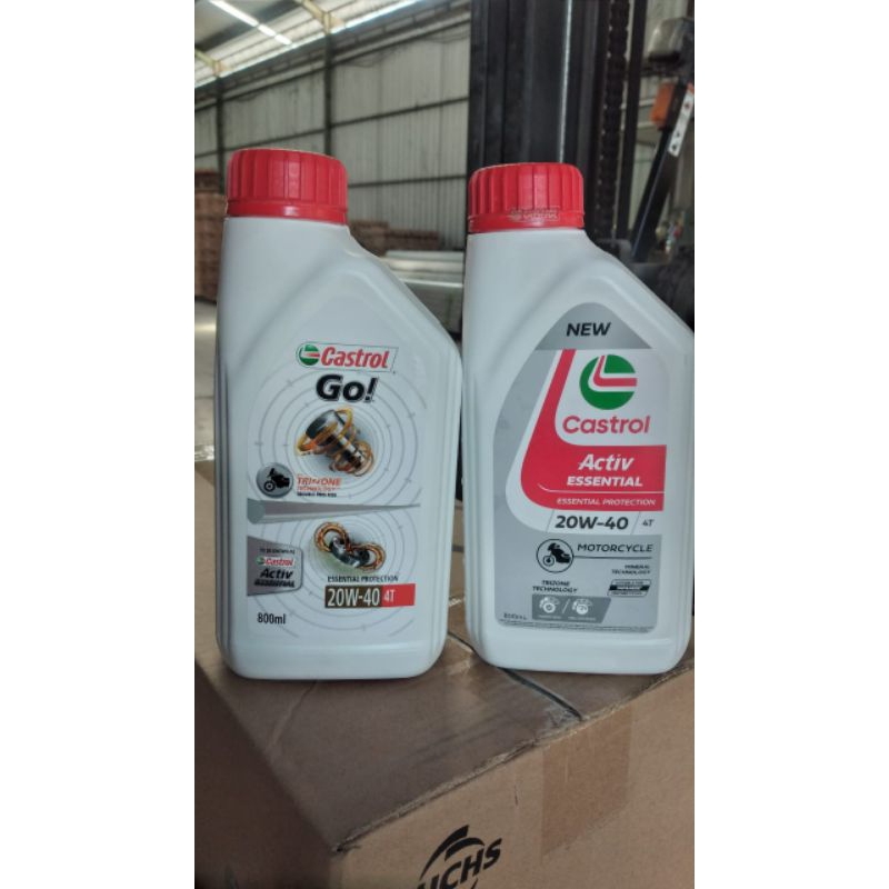 Jual Castrol Activ Essential castrol Go 20w-40 4T 0,8ml | Shopee Indonesia