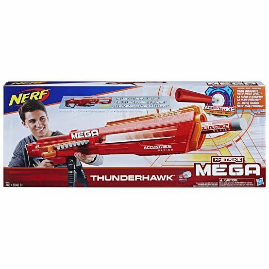 Jual BEYBA Nerf Mega Accustrike Thunderhawk ORIGINAL | Shopee Indonesia