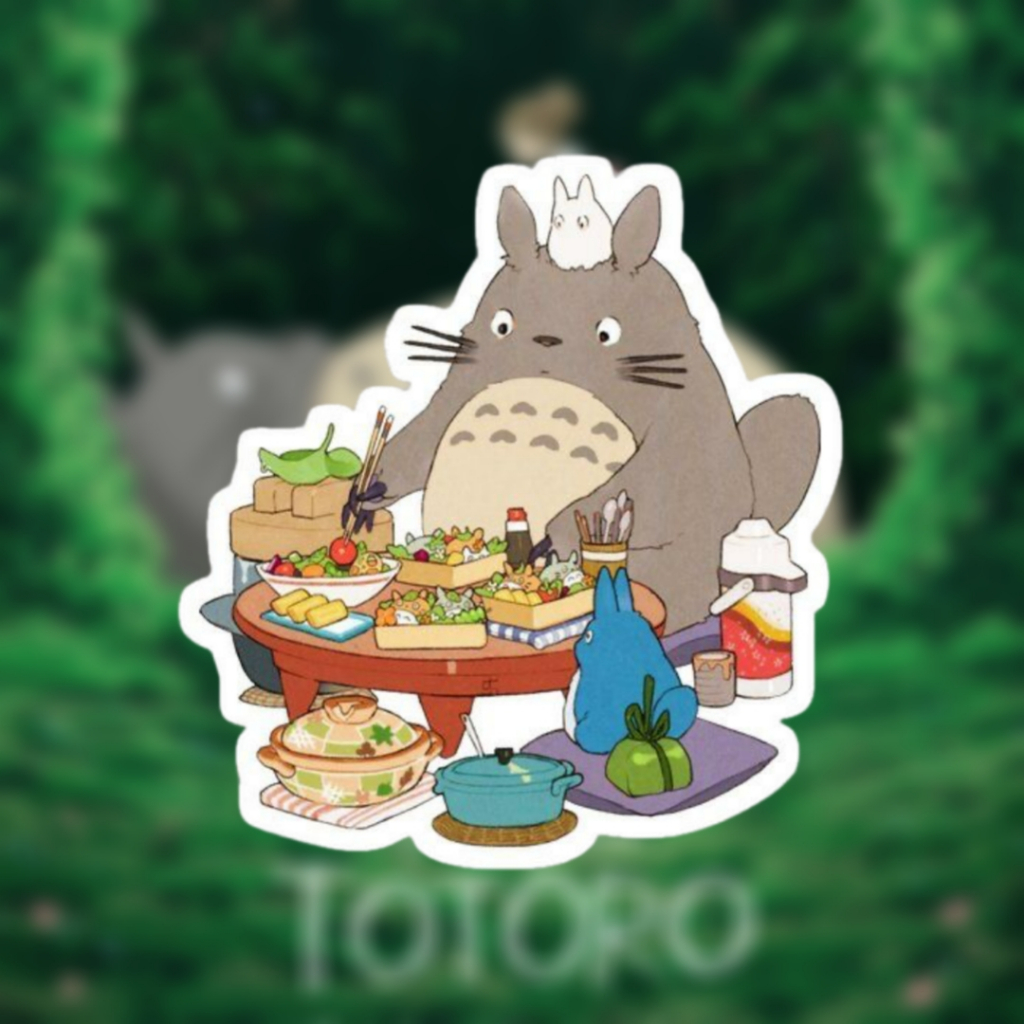 Jual Stiker TOTORO Ghibli Edition Waterproof | Stiker Aesthetic ...