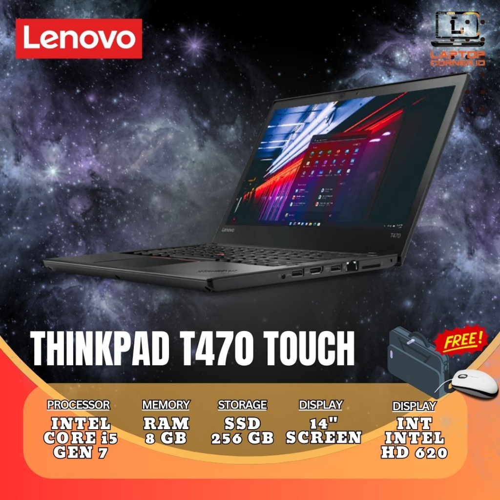 Jual Laptop Lenovo Thinkpad T470 Touch RAM 8 / SSD 256 Bergaransi ...
