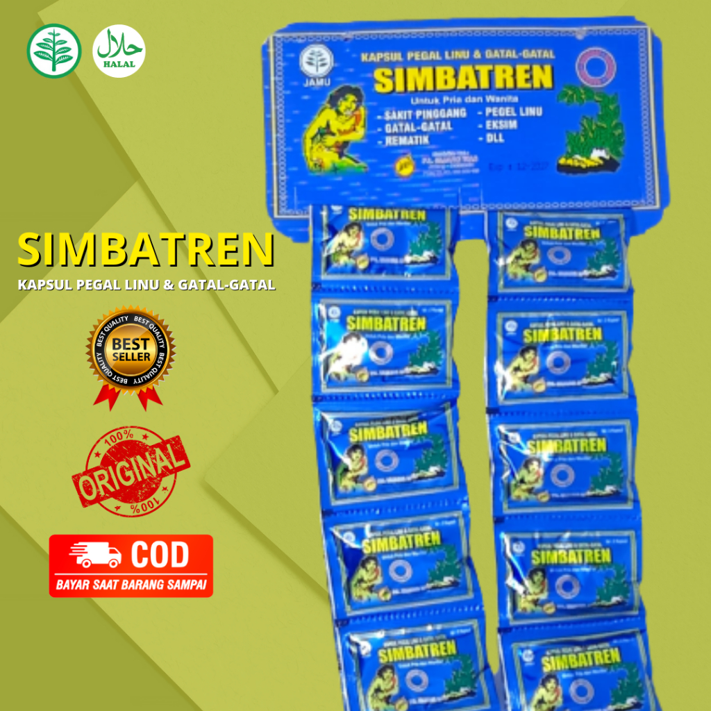 Jual KAPSUL SIMBATREN BIRU - jamu simbatren kapsul - obat asam urat ...