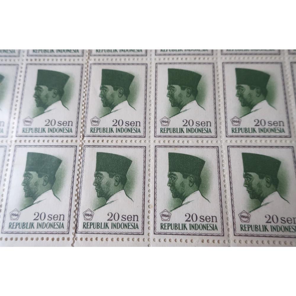 Jual Perangko Soekarno 20 Sen Sangat Langka | Shopee Indonesia