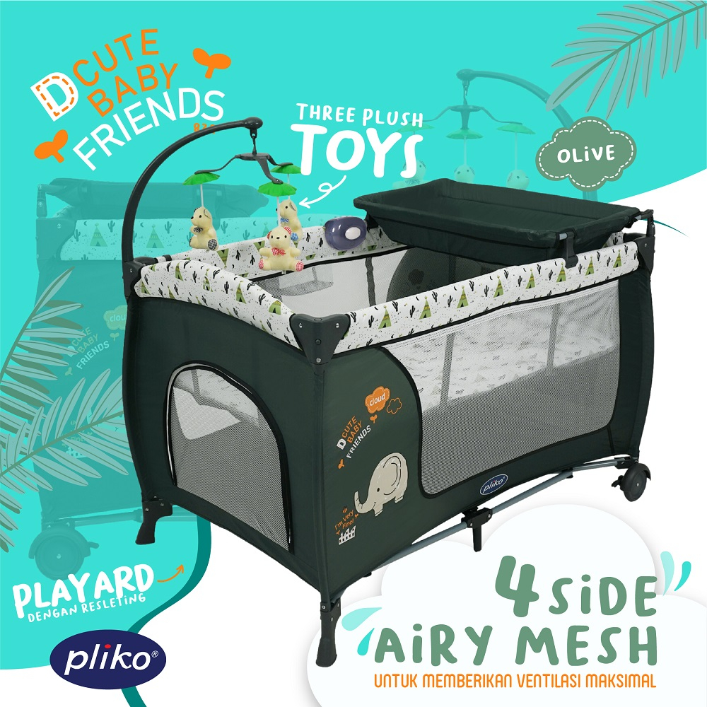 Jual Box Bayi Pliko D Cute B 839 XLR baby elle rocking tempat tidur ...