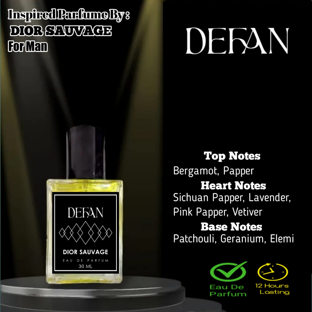 Jual Defan Parfum Sauvage EDP Parfume Pria Tahan Lama 30Ml | Shopee ...