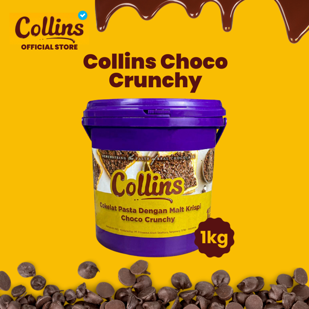 Jual collins choco crunchy official collins choco crunchy 1kg murah ...