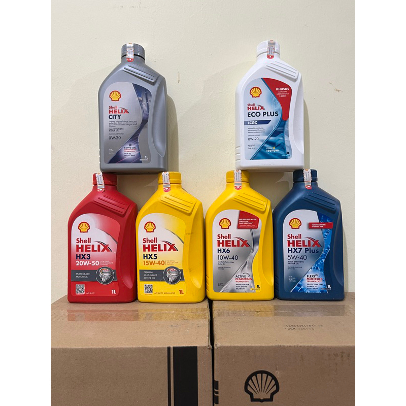 Jual OLI SHELL HELIX 1 LITER SERIES ORIGINAL | Shopee Indonesia
