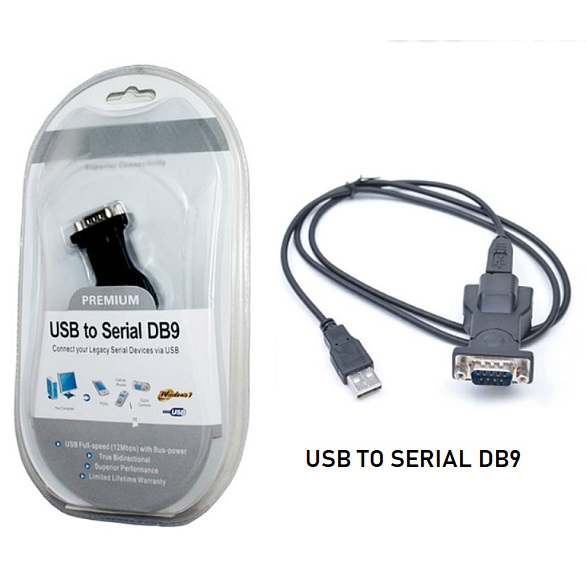 Jual Kabel USB to Serial RS232 Male ( DB9 ) Merk BAFO Premium ORIGINAL ...