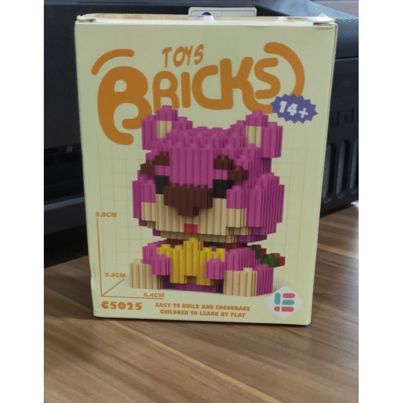 Jual Cute Lotso Cartoon Series Blocks/Nano Bricks, Mainan Balok Susun ...