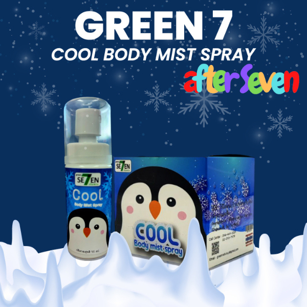 Jual GREEN SE7EN COOL SPRAY 15ml / GREEN 7 SPRAY BODY MIST / GREEN ...