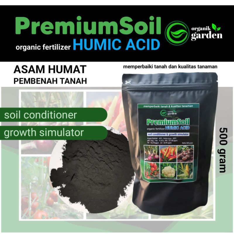 Jual PREMIUM SOIL pembenah tanah humic acid 90% ASAM HUMAT | Shopee ...