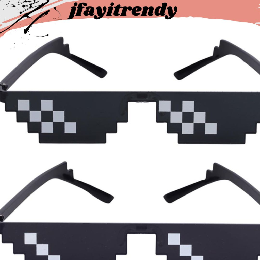 Jual SPESIAL|KACAMATA PIXEL MINICRAFT HITAM|Kacamata Kaca Mata Model ...