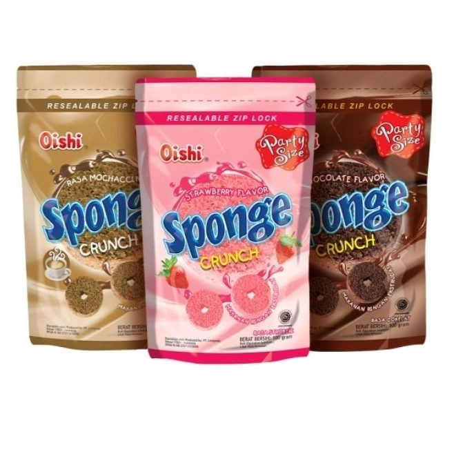 Jual Sponge Crunch Oishi 100gr | Shopee Indonesia