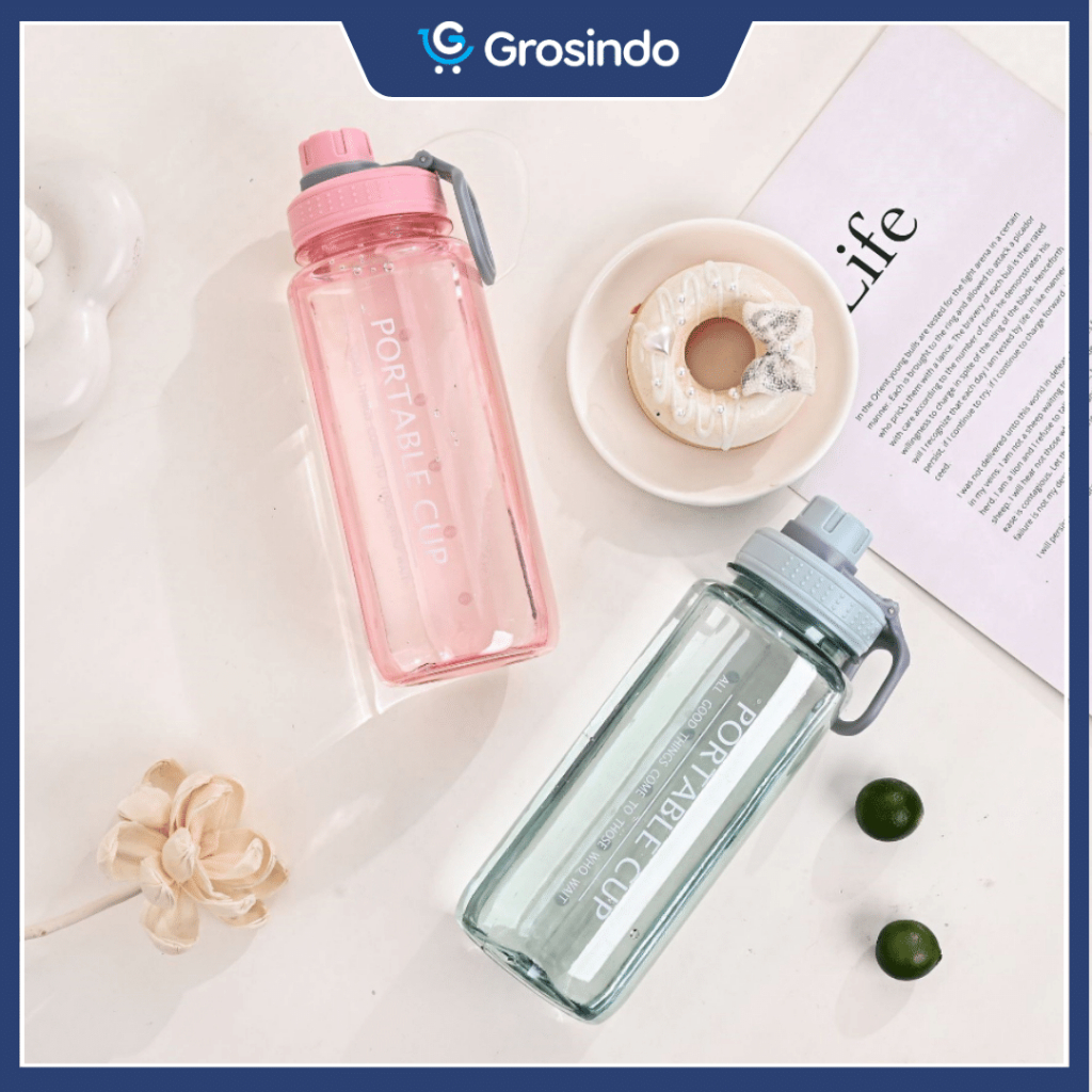 Jual Botol Minum Tumbler Sport Portable 1000ML BPA Free Untuk Sekolah dan Kantor | Shopee Indonesia