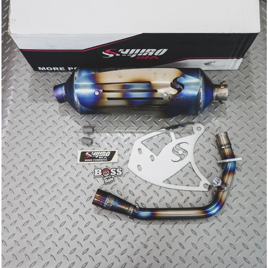 Jual Knalpot Shijiro Standar Racing Special Edition T1 Full Titanium ...