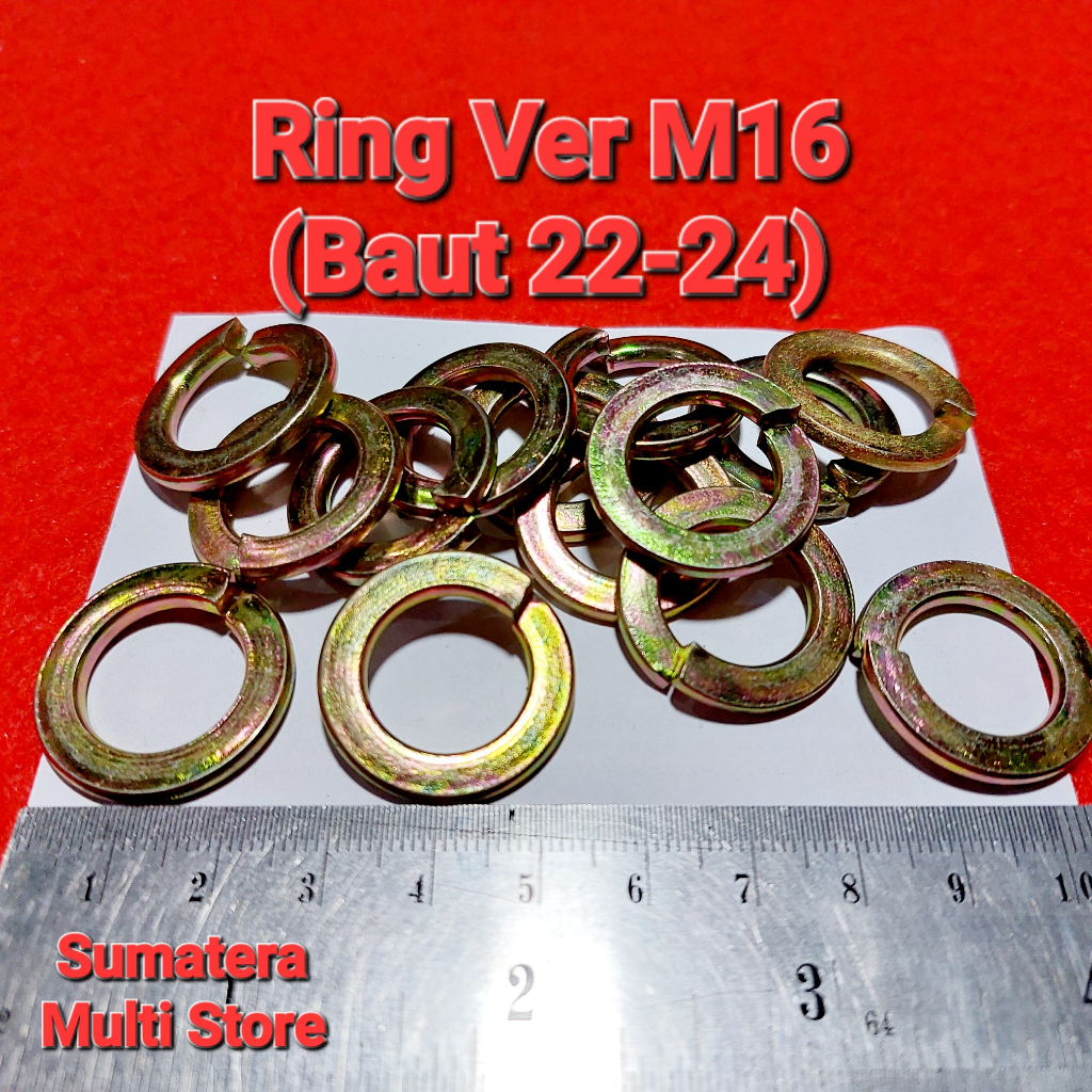 Jual Ring Ver M16 - Ring Per Baut 22 24 - Ring Roda Samping Becak ...