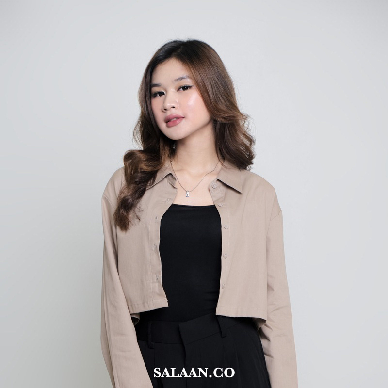 Jual SALAAN - Zea Crop shirt | Shopee Indonesia