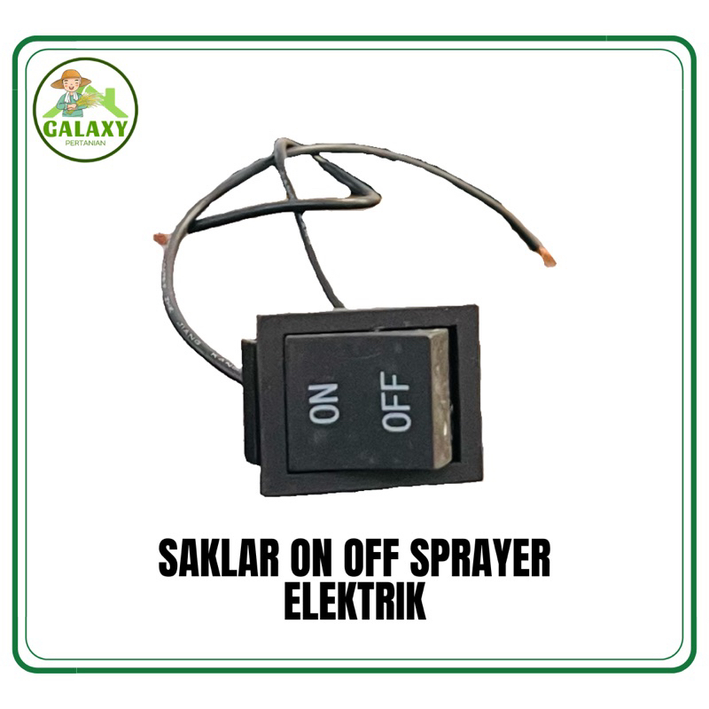 Jual DC Saklar On off Sprayer Elektrik | Shopee Indonesia