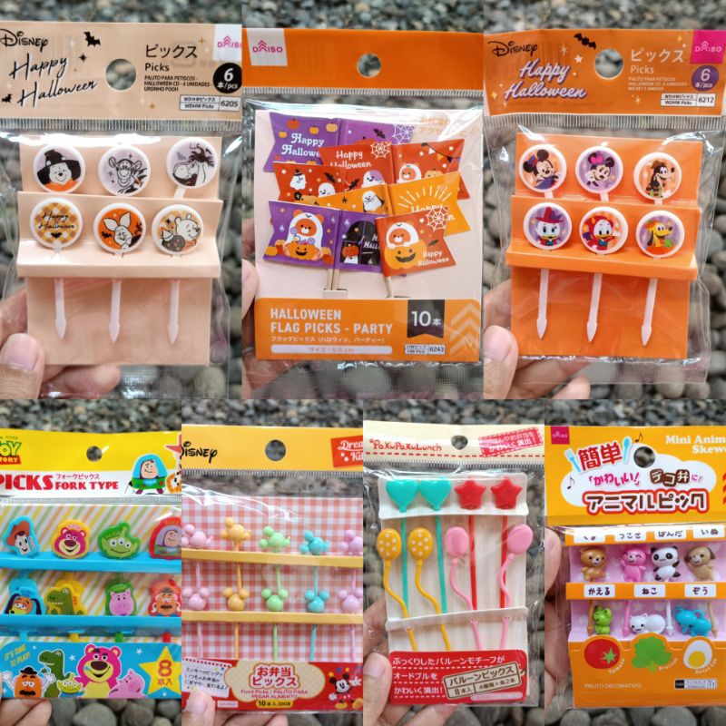 Jual Seria Daiso Watts Japan - Food Picks Bento - Tusukan Bento ...