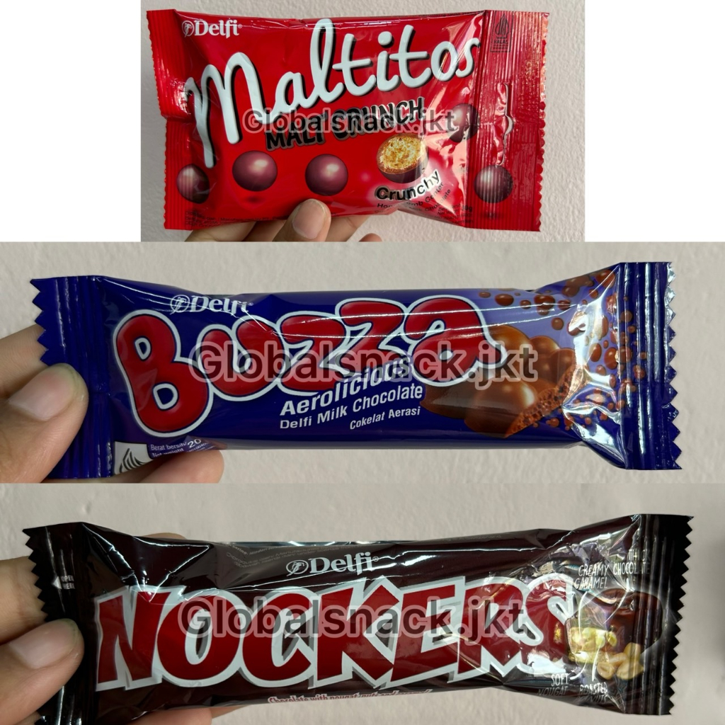 Jual DELFI BUZZA MILK CHOCOLATE / DELFI MALTITOS MALT CRUNCH / DELFI ...