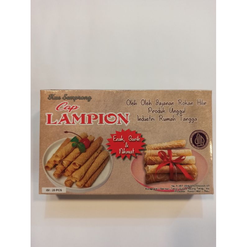 Jual Kue Semprong Cap Lampion Makanan Ringan Khas Bagansiapiapi Riau ...