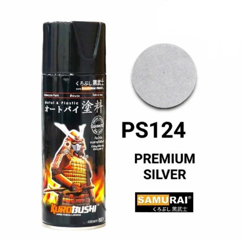 Jual SAMURAI PAINT PS124 PREMIURM SILVER CAT SEMPROT SPRAY WARNA PERAK ...