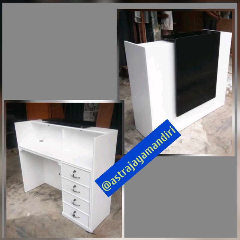 Jual Meja Resepsionis Meja Counter Meja Front Office Furniture Custom ...