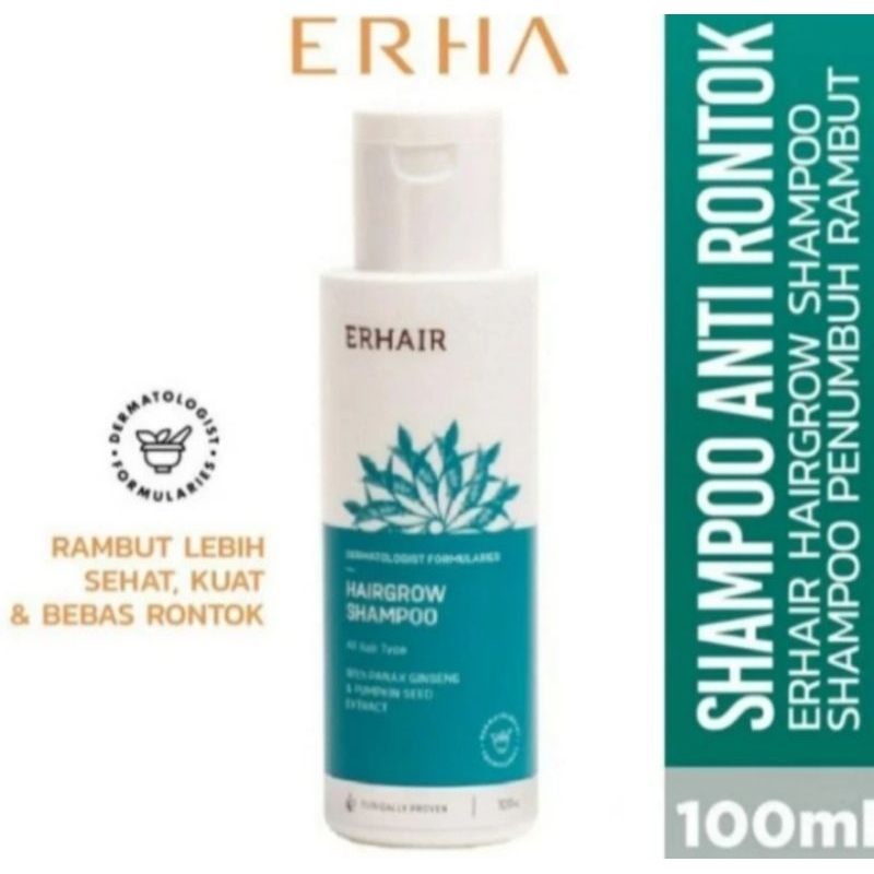 Jual erhair hairgrow shampoo / erha shampoo khusus rambut rontok ...