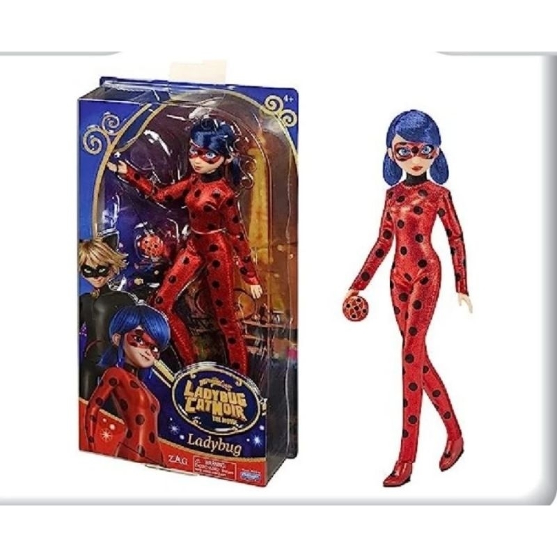 Jual mainan figur miraculous ladybug & cat Noir the movie ladybug ...