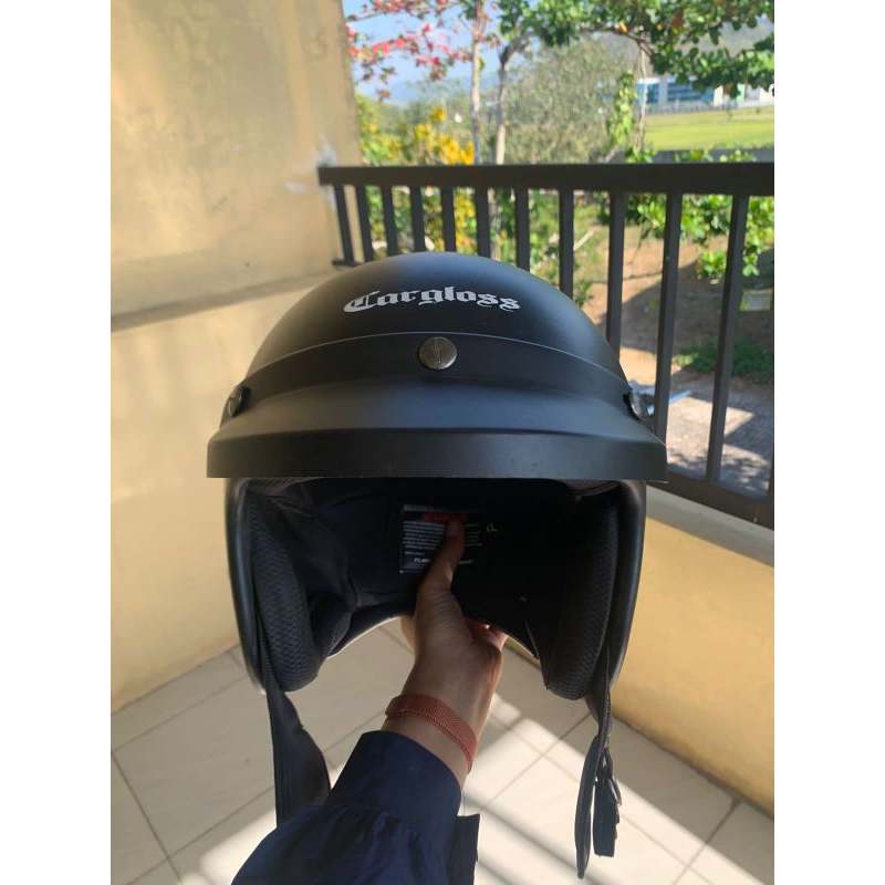 Jual Helm CARGLOSS CFM BLACK DOP 100% original | Shopee Indonesia