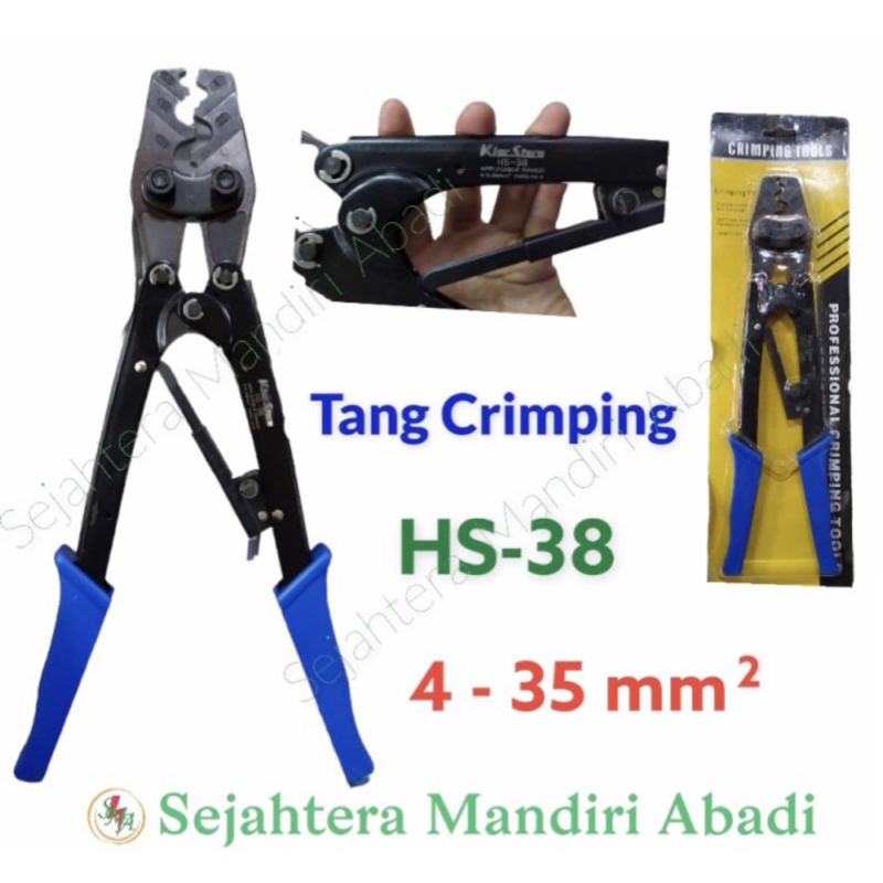 Jual Tang Crimping HS38 Crimping Tool Tang Press Skun 4mm-35mm | Shopee ...