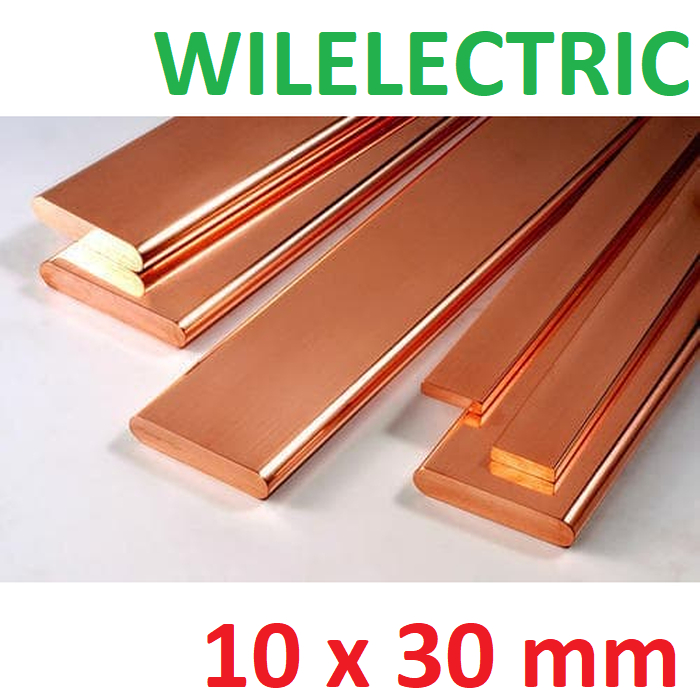 Jual Busbar / plat / rail copper import 10 x 30 10x30 mm asli tembaga 4 ...