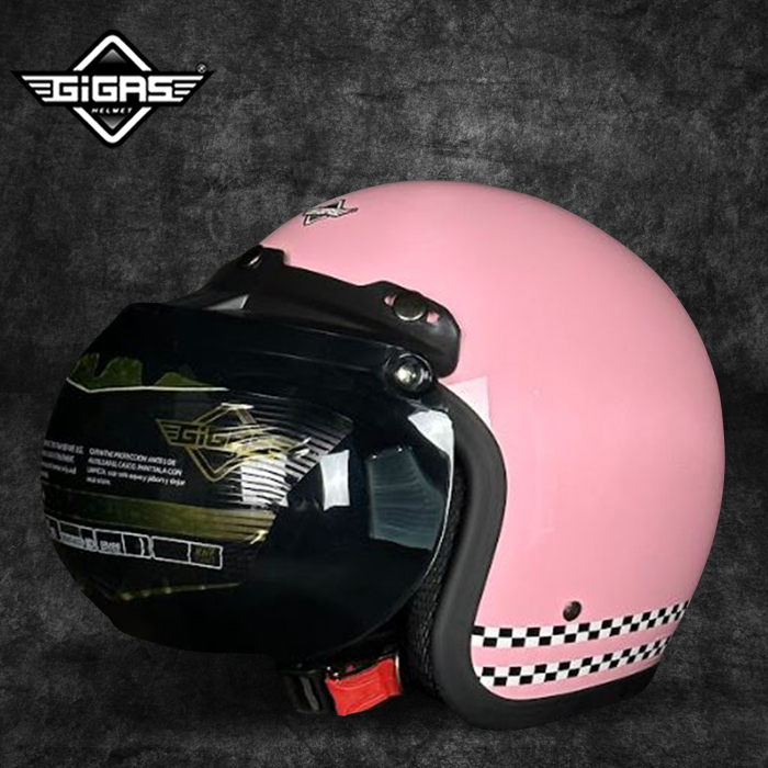 Jual HELM RETRO GIGAS CHECKER UNDERLINE SOFT PINK GLOSS | Shopee Indonesia Jual HELM RETRO GIGAS CHECKER UNDERLINE SOFT PINK GLOSS | Shopee Indonesia