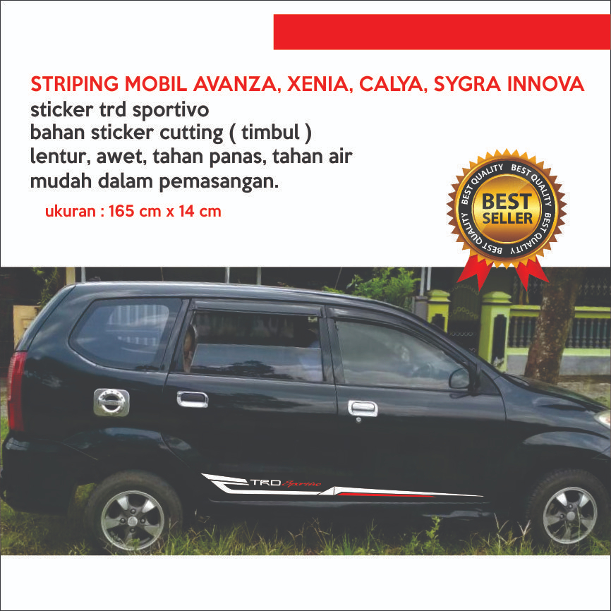 Jual STICKER STRIPING MODIF MOBIL AVANZA | Shopee Indonesia