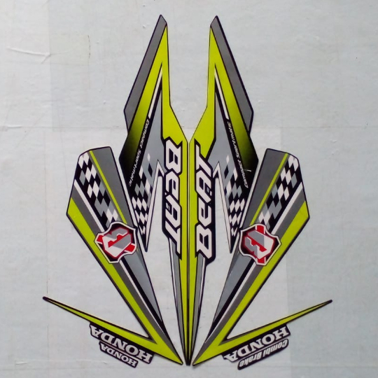 Jual Stiker Striping Body motor Honda Beat CBS 2018 Lis Les Motor Honda ...